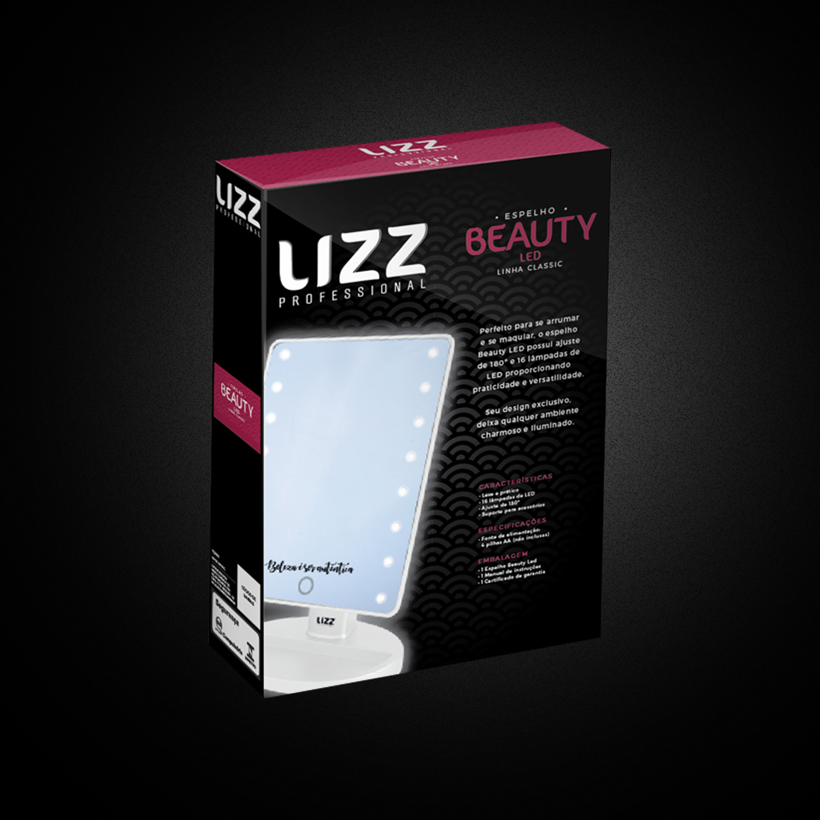 Espelho Beauty LED - Lizz Professional